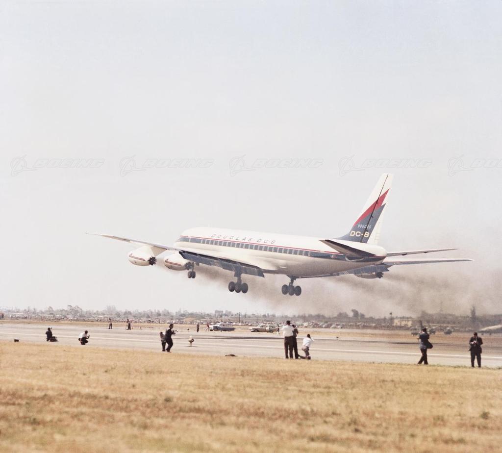 Boeing Images - DC-8 First Flight