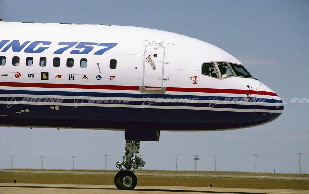 Boeing Images - First Boeing 757-200 on Runway