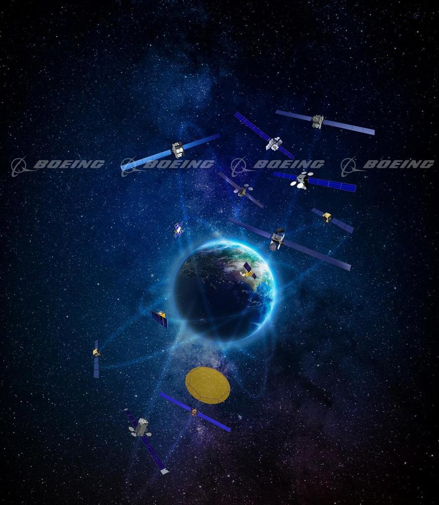 Boeing Images - Boeing 702 Satellite Illustration