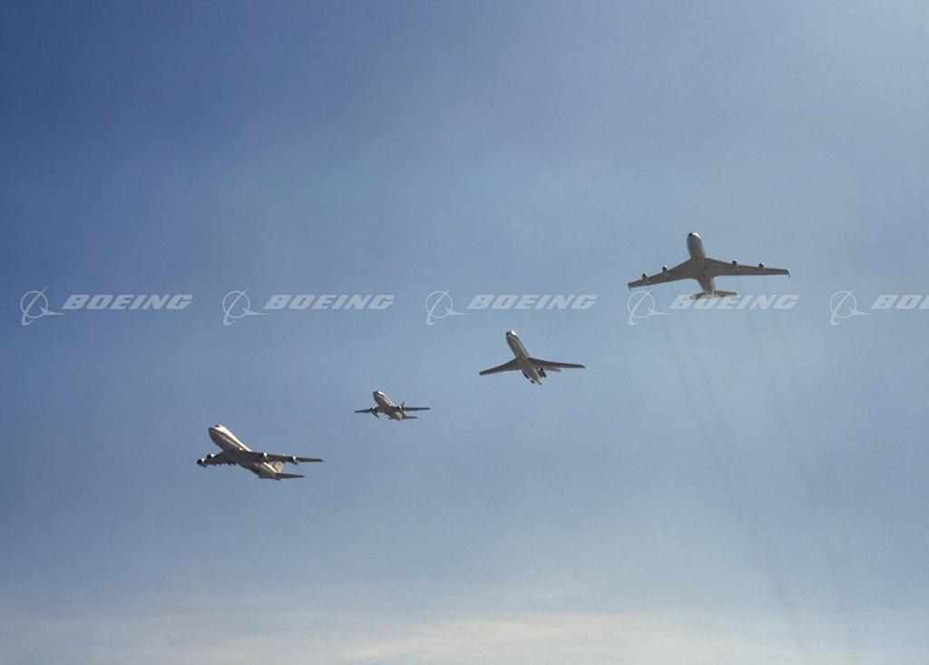 Boeing Images - Boeing 7 Series Formation Flight, 1972