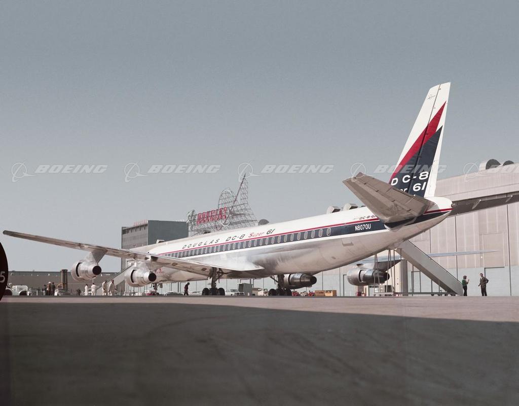 Boeing Images - DC-8 on Tarmac