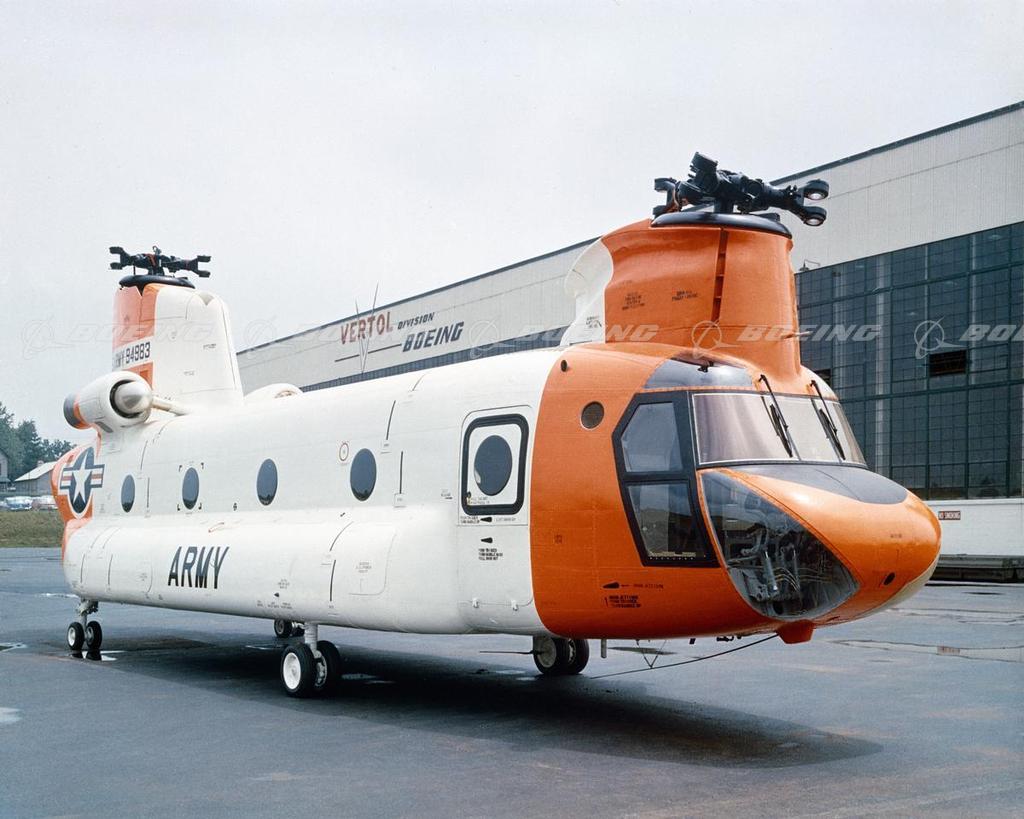 Boeing Images - Vertol YHC-1B Chinook Prototype for the CH-47 Chinook