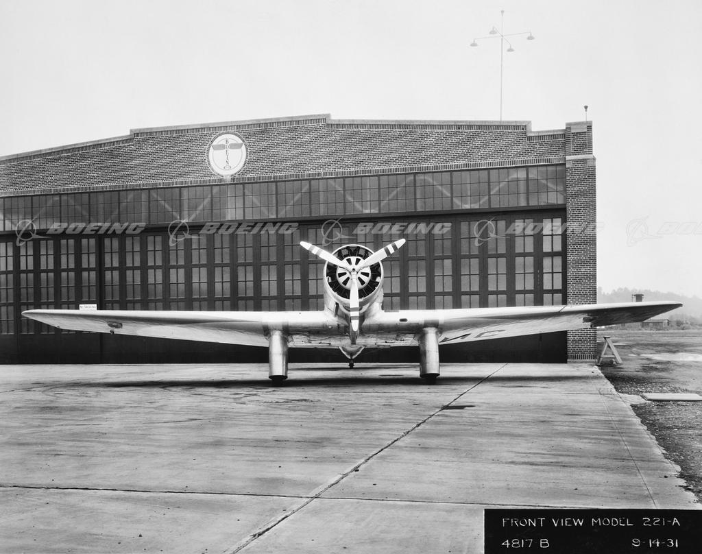Boeing Images - Model 221A Monomail at Boeing Field