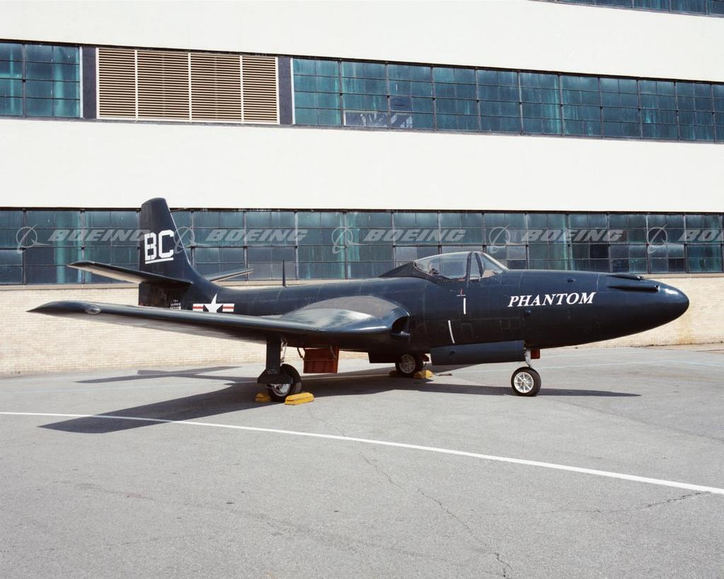 Boeing Images - FH-1 Phantom on Tarmac (Marines)