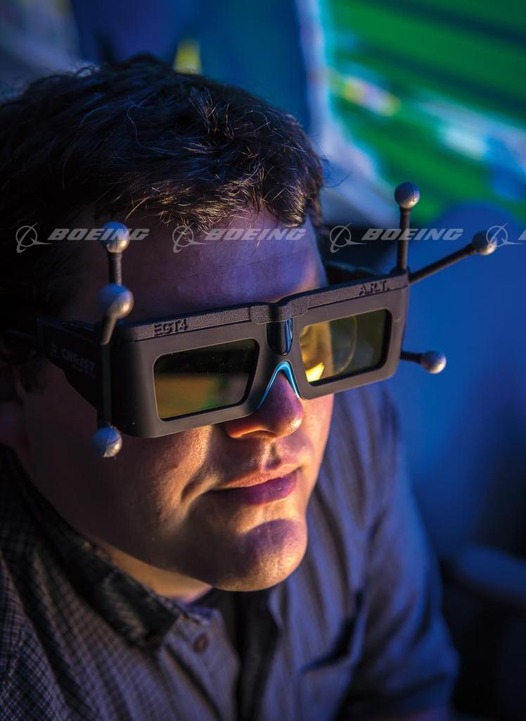 Boeing Images - 777X Virtual-Reality Airplane Design