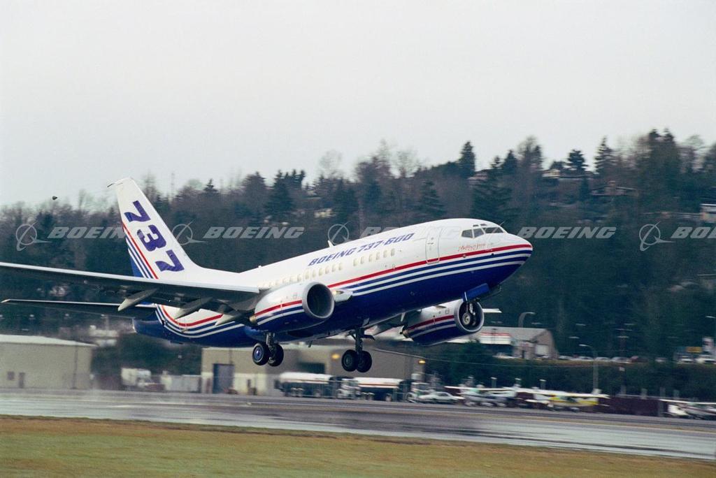 Boeing Images - 737-600 First Flight Takeoff