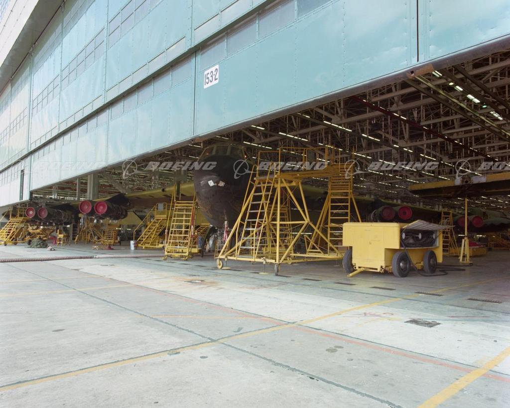 Boeing Images - B-52 Stratofortress in Final Assembly