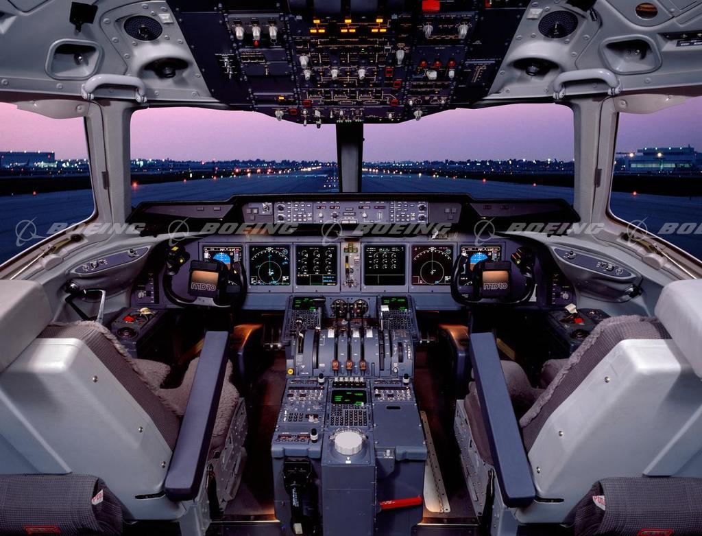Boeing Images - MD-10 Flight Deck