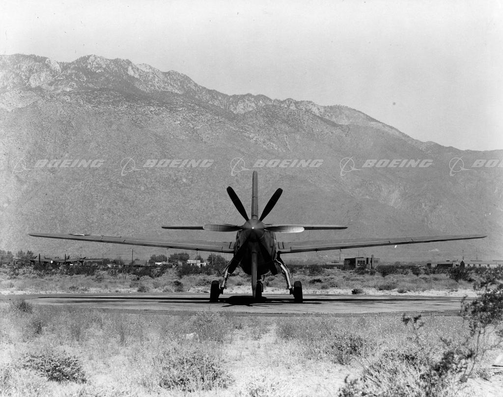 Boeing Images - Rear View of Douglas XB-42 Mixmaster