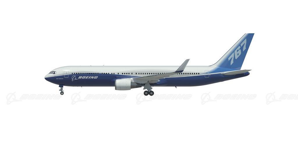 Boeing Images - 767-300ER Standard View Illustration