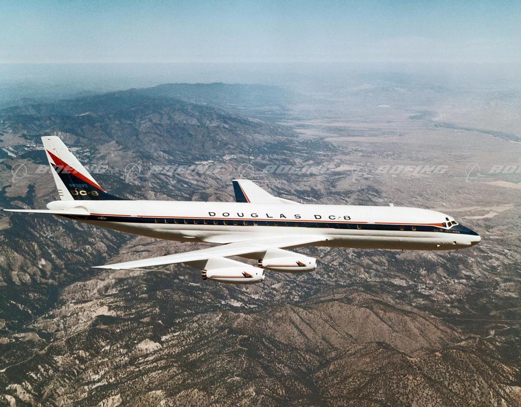 Boeing Images - DC-8 in Flight