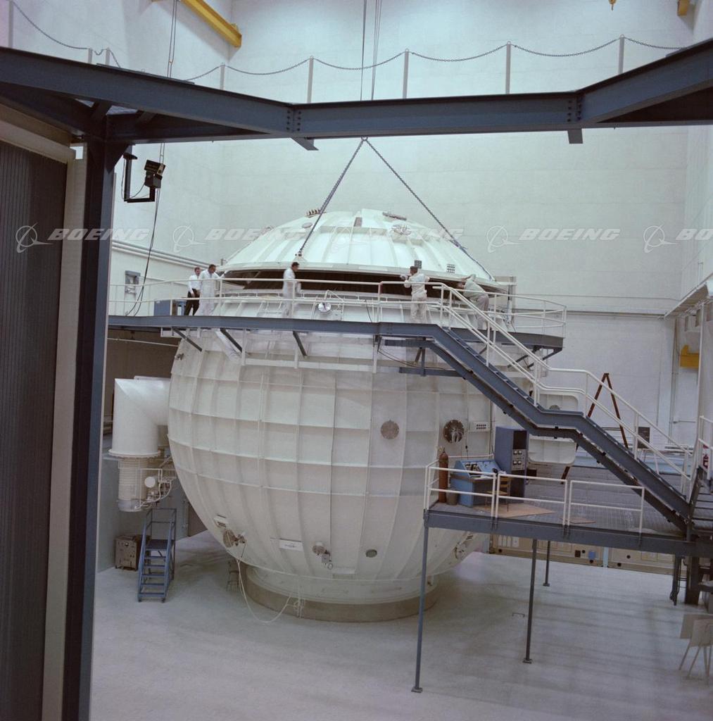 Boeing Images - Space Simulation Vacuum Chamber
