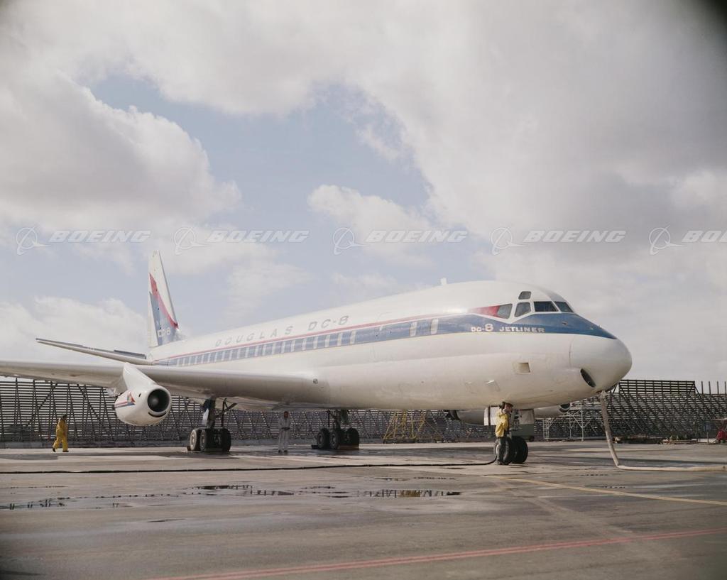 Boeing Images - DC-8 Number 4 at Long Beach