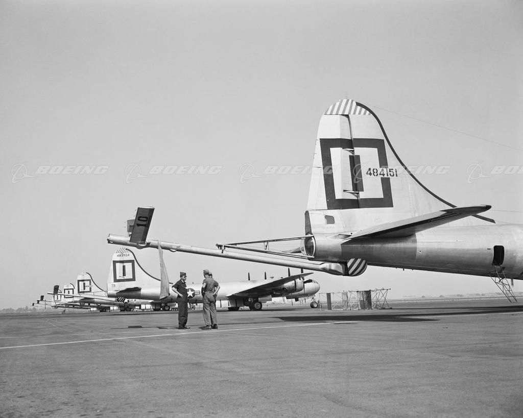 Boeing Images - KB-29 Superfortress Tanker Flight Line