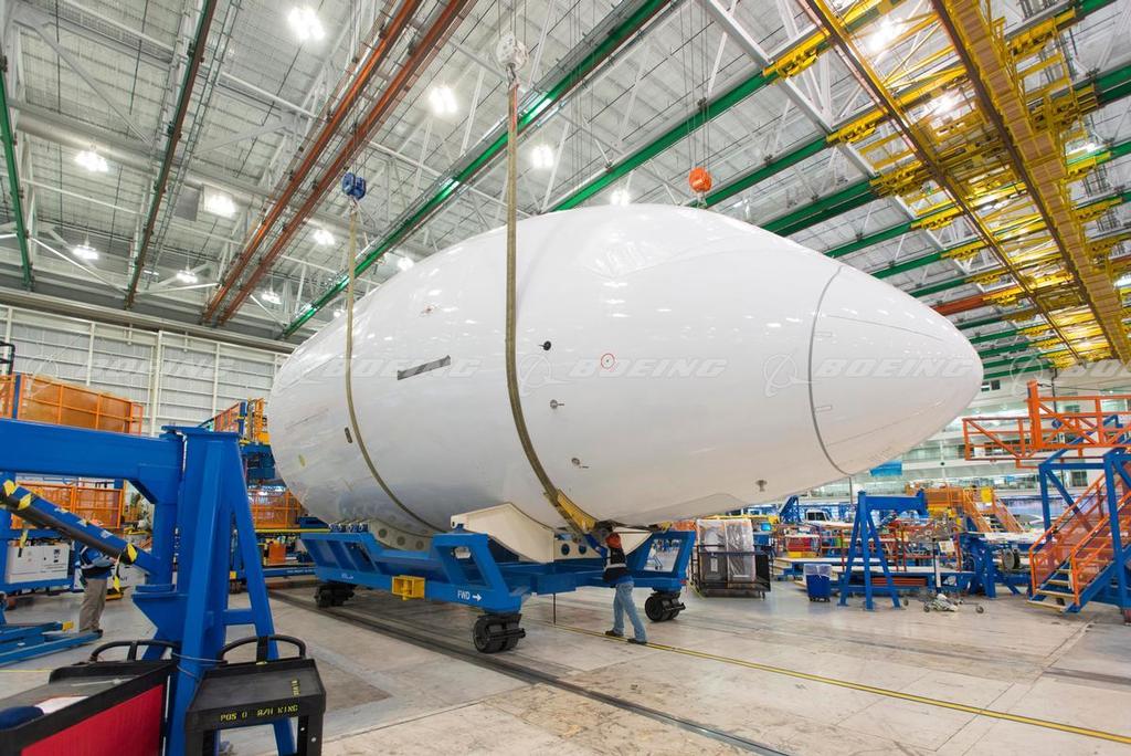 Boeing Images - Boeing 787-10 in Assembly at Boeing South Carolina