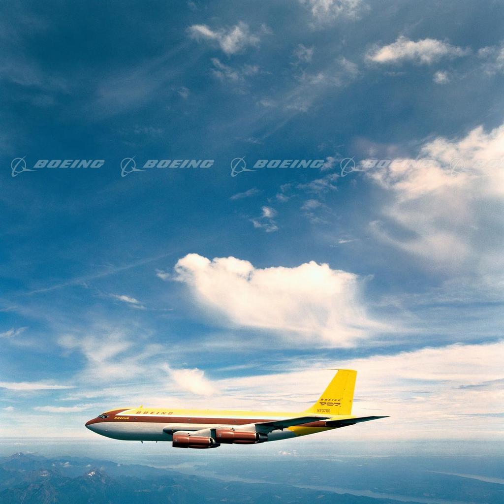 Boeing Images - Dash 80 in Flight