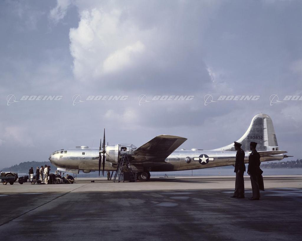 Boeing Images - B-29 Superfortress on Tarmac