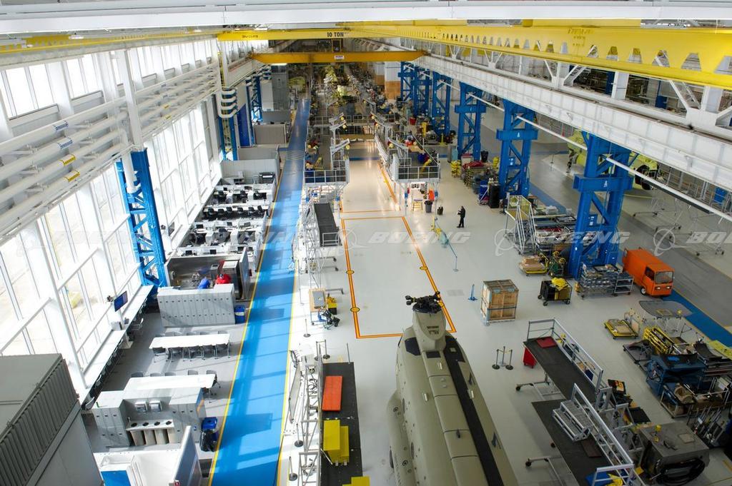 Boeing Images - Boeing Chinook Factory in Ridley Park, PA