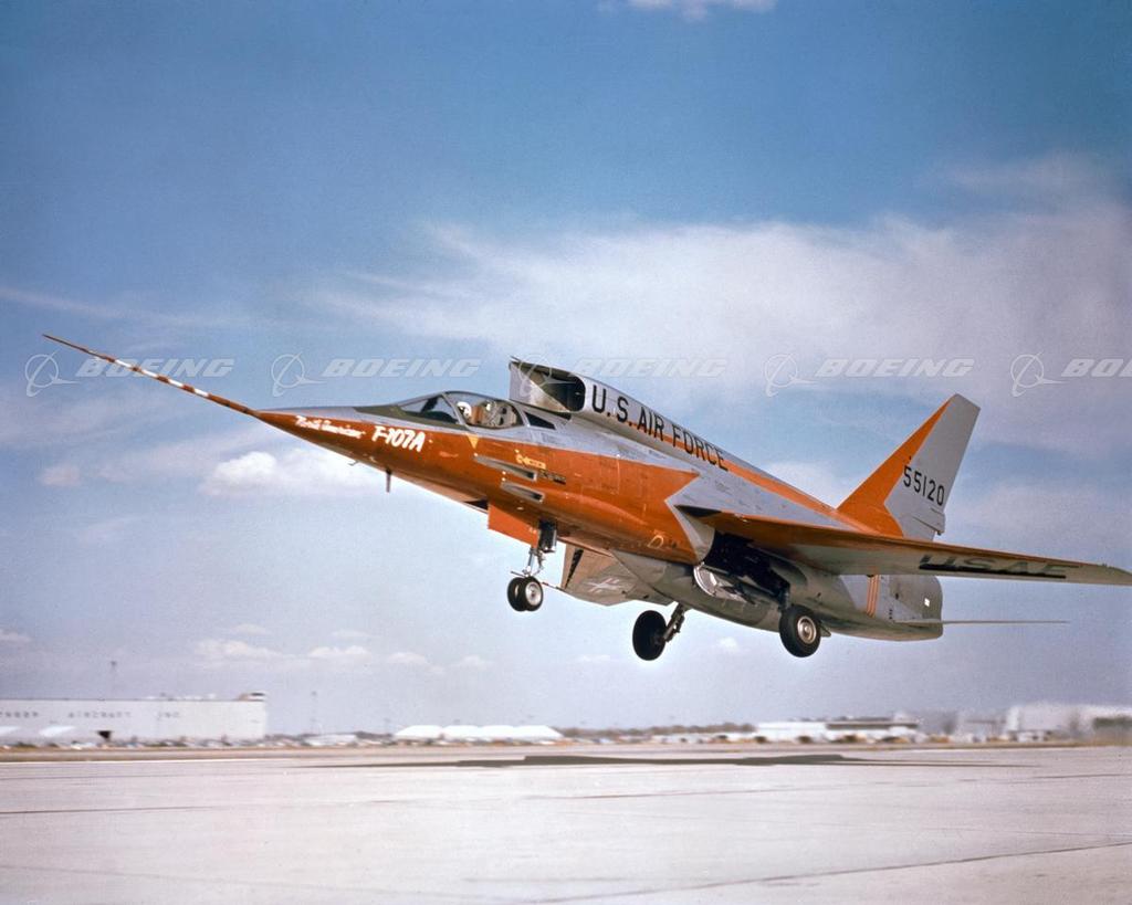 Boeing Images - F-107A Ultra Sabre Taking Off