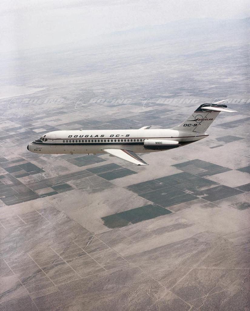 Boeing Images - DC-9 on its First Flight