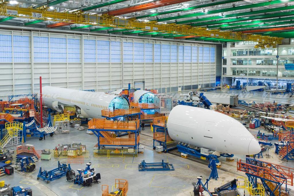 Boeing Images - Boeing 787-10 in Assembly at Boeing South Carolina