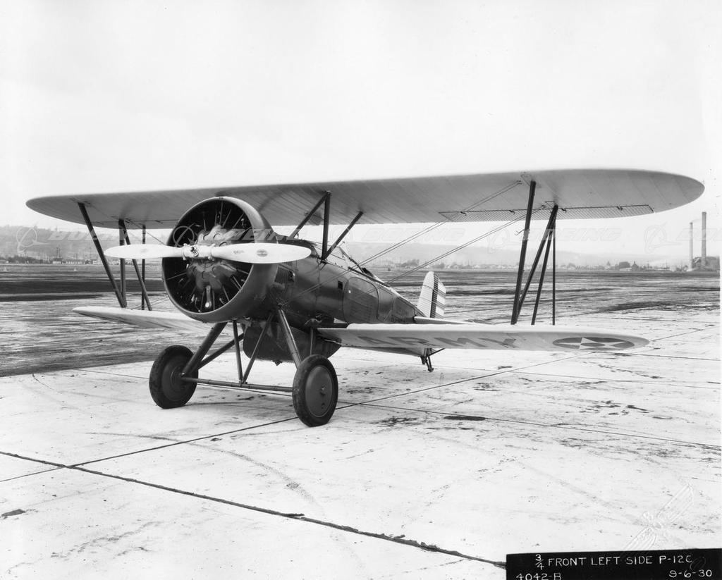 Boeing Images - Boeing P-12C on Runway