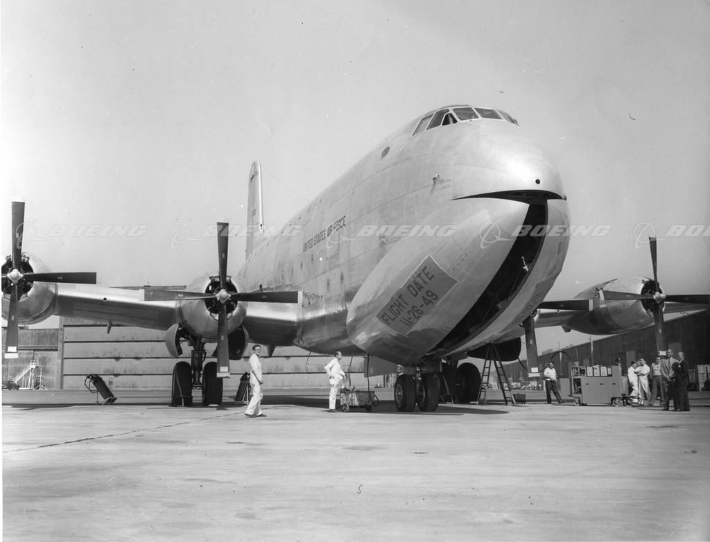 Boeing Images - Douglas YC-124 on Long Beach Ramp Prior to First Flight