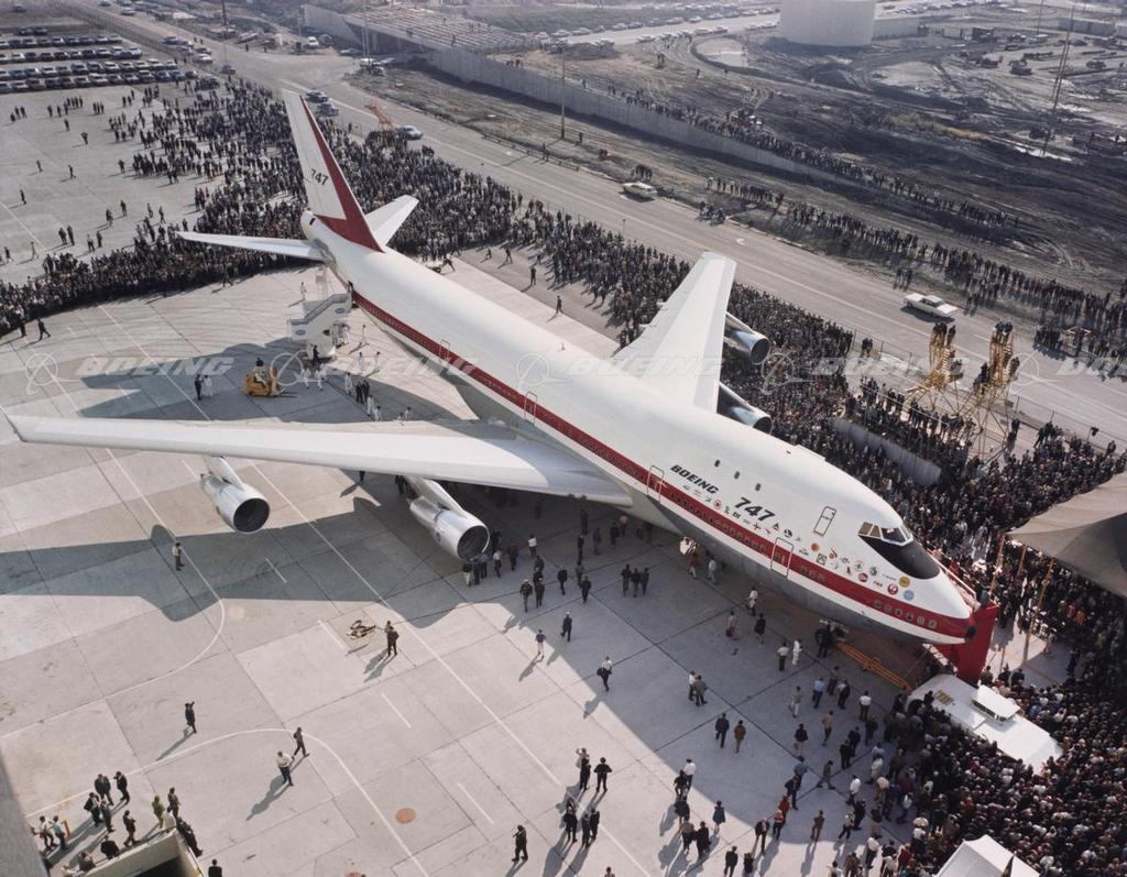 Boeing Images - 747-100 Rollout