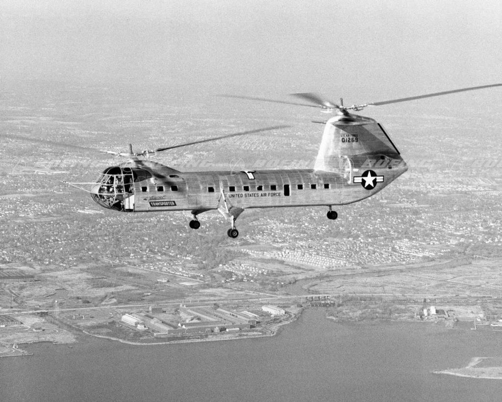Boeing Images - Piasecki H-16 Transporter in Flight