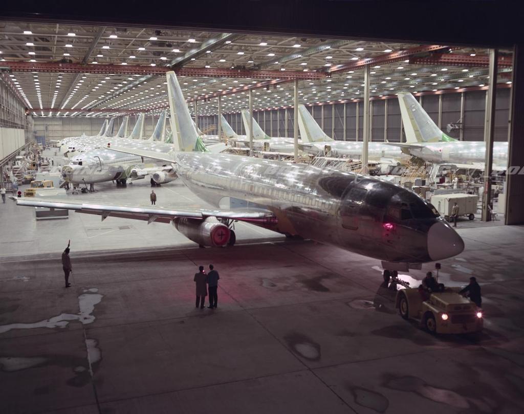 Boeing Images - 737 Leaving the Factory Floor
