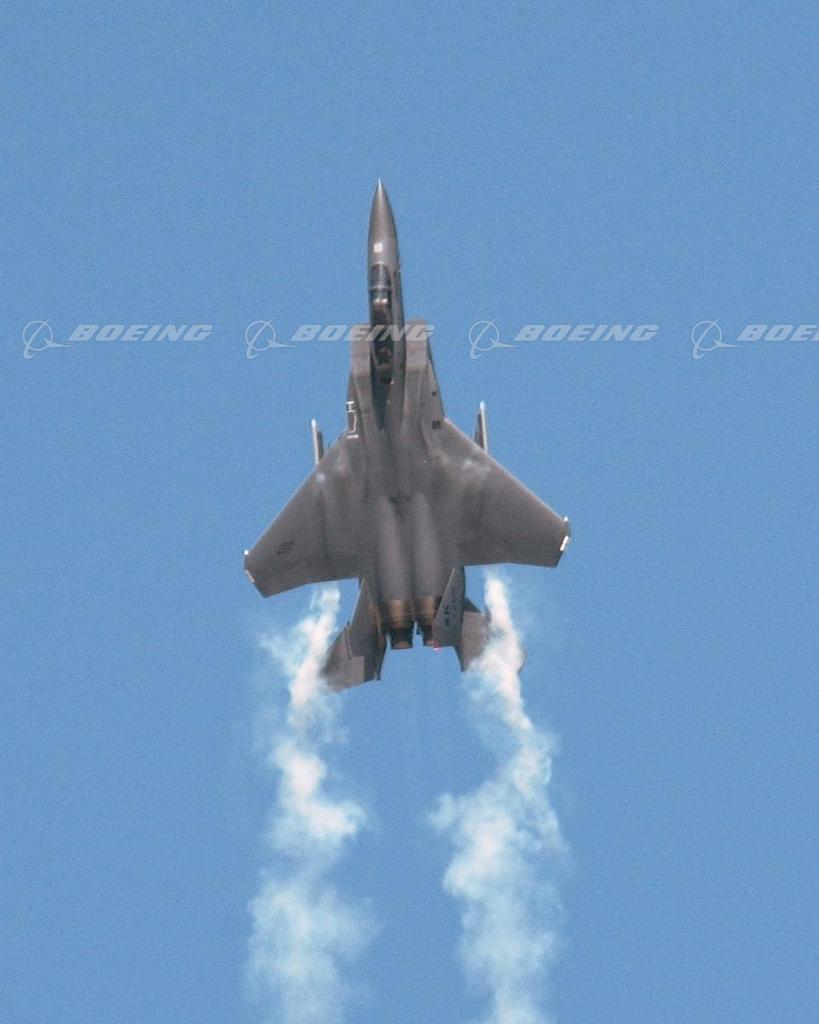 Boeing Images - F-15E Strike Eagle in Vertical Climb