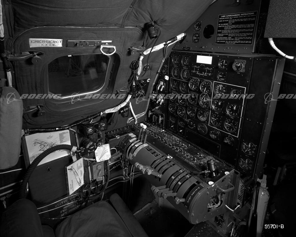 Boeing Images - B-29 Superfortress Engineering Station