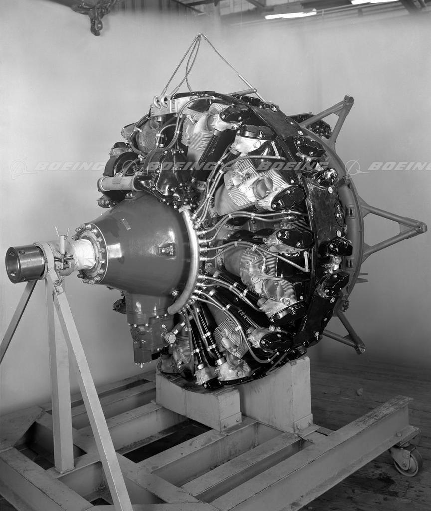 Boeing Images - Typical Engine for a B-29 Superfortress Prototype
