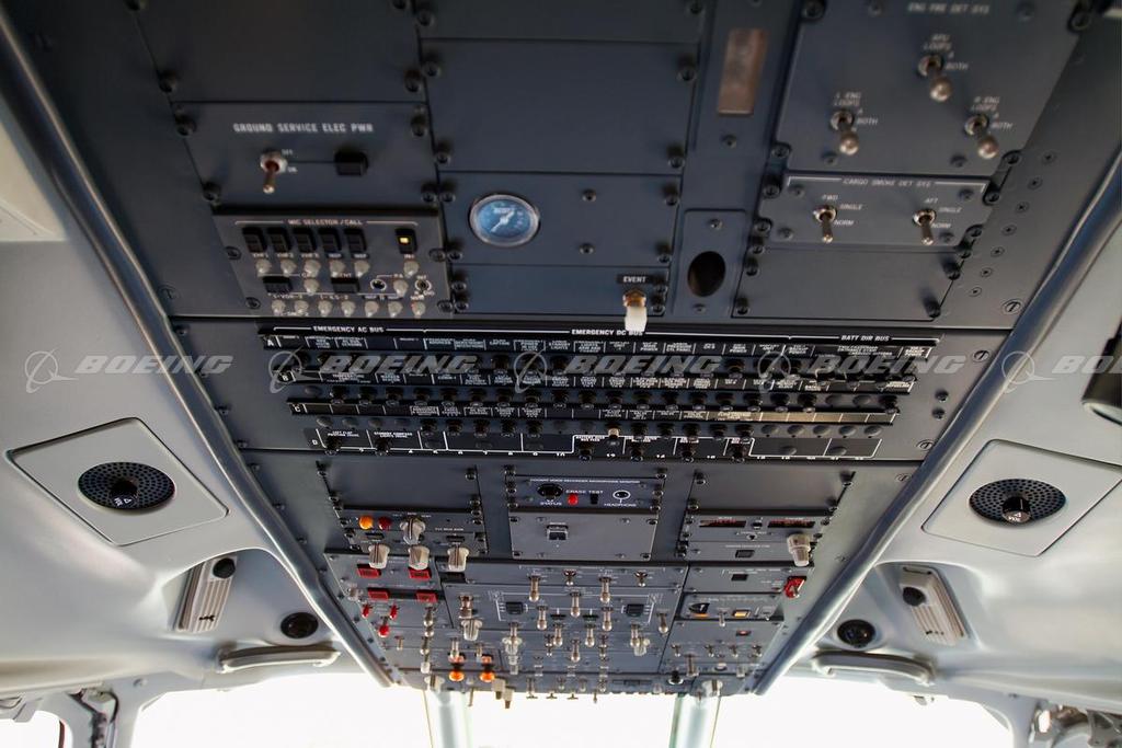 Boeing Images - 717-200 Flight Deck Overhead Control Panel