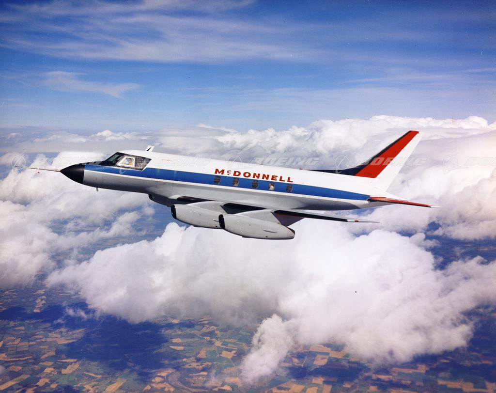 Boeing Images - McDonnell Model 119 on Test Flight
