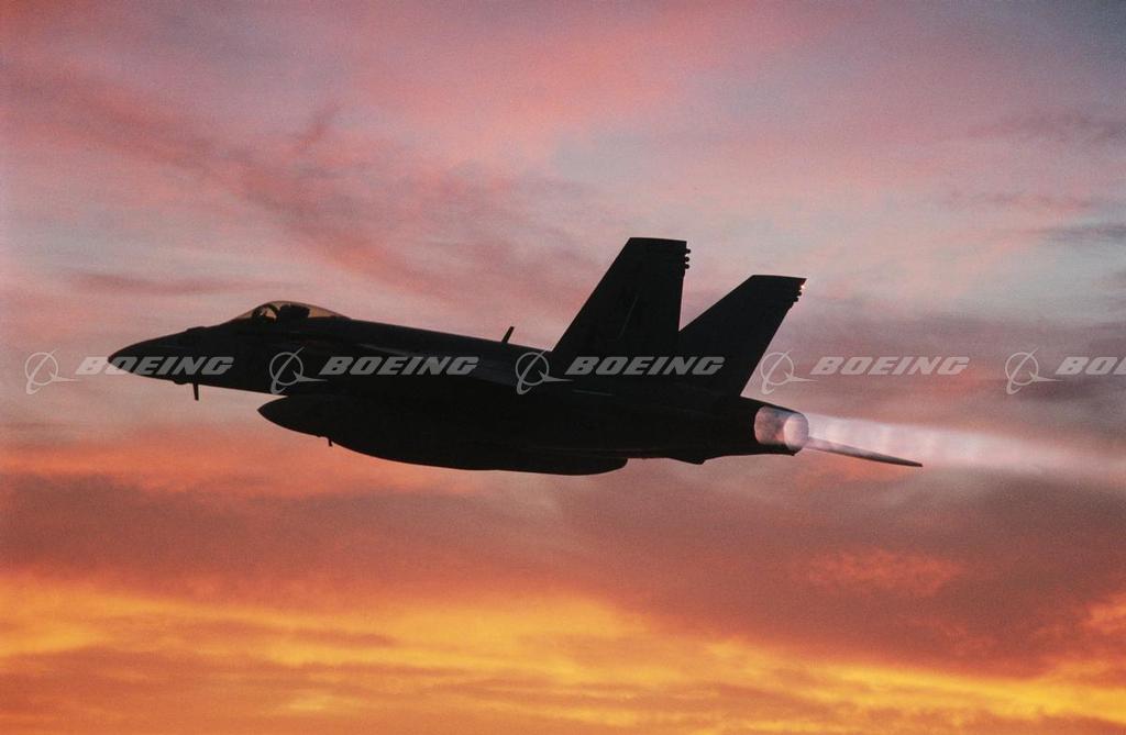 Boeing Images - F/A-18E Super Hornet at Sunset