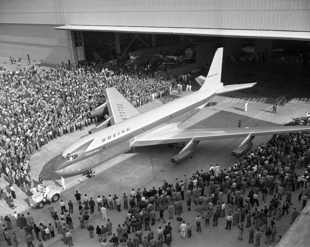 Boeing Images - Dash 80 Rollout