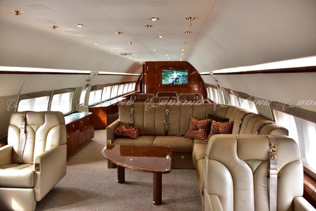 Boeing Images - Boeing BBJ Lounge Area