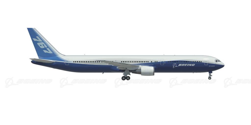 Boeing Images - 767-400ER Standard View Illustration