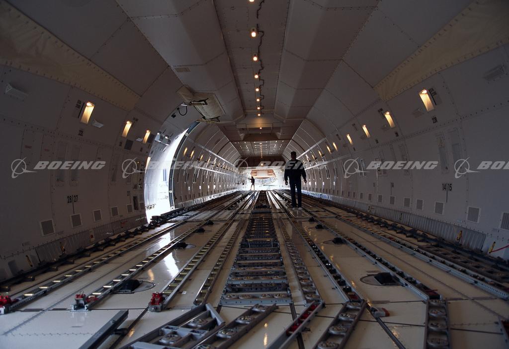 Boeing Images - 747-400F Freighter Cargo Bay