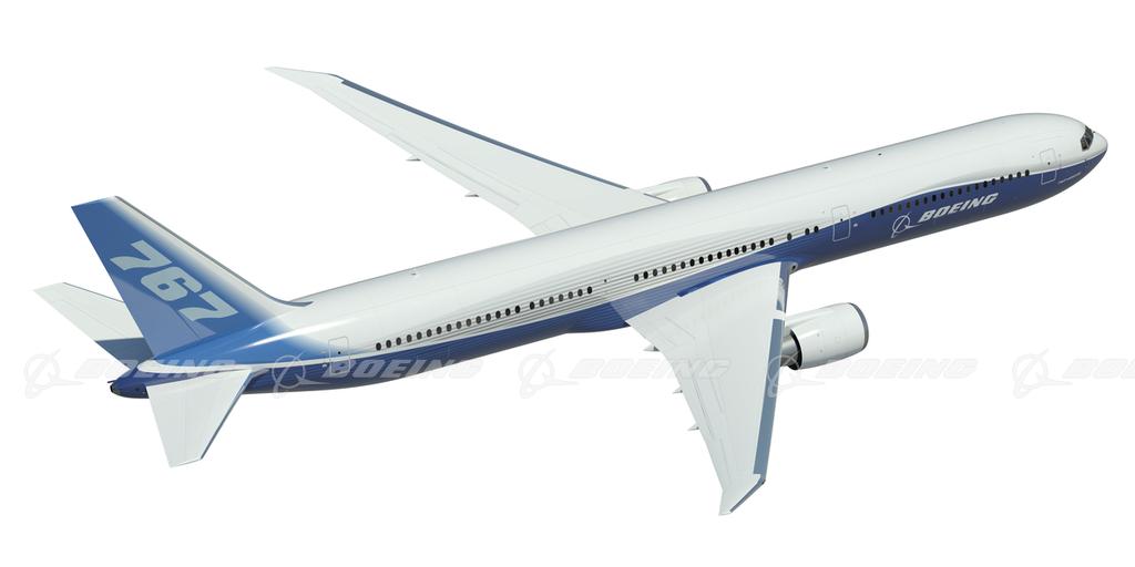 Boeing Images - 767-400ER Standard View Illustration