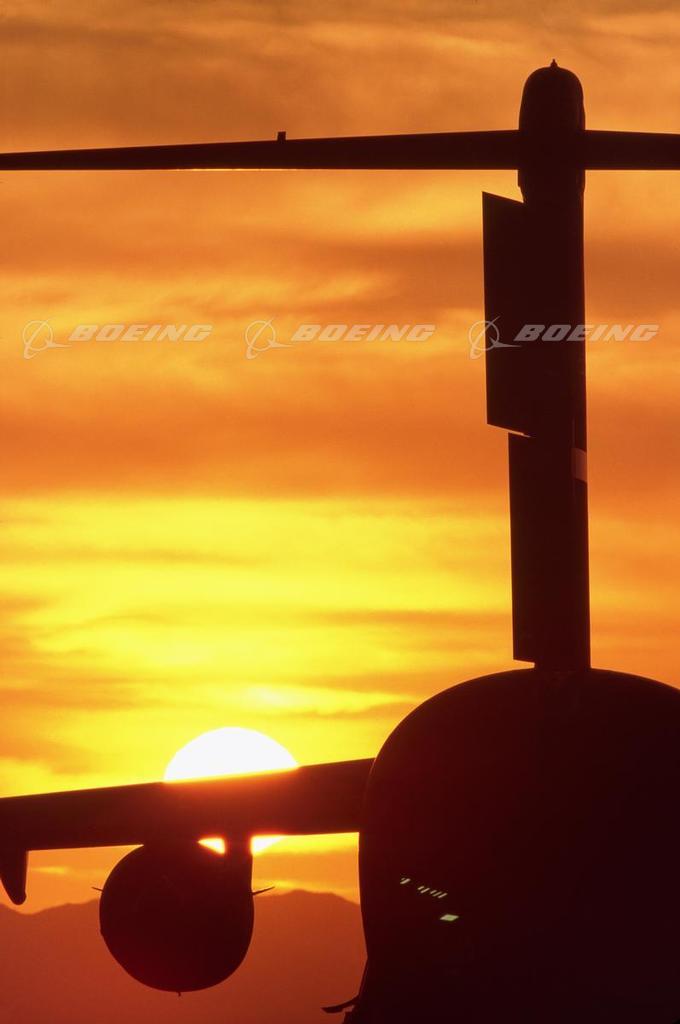 Boeing Images - C-17 Globemaster III at Sunset
