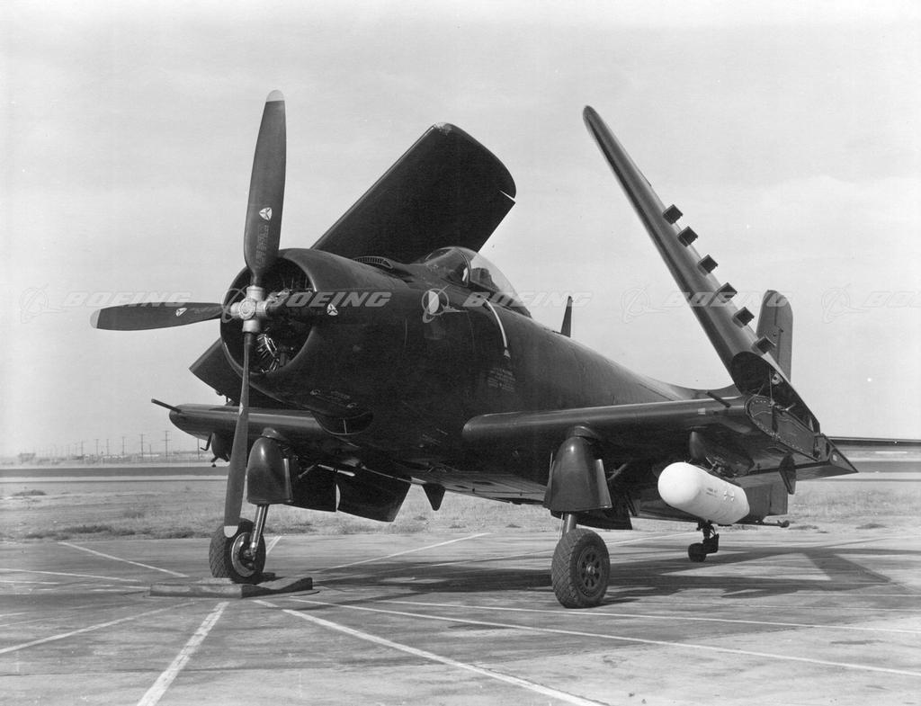 Boeing Images - Douglas AD-2 Skyraider on Compass Rose