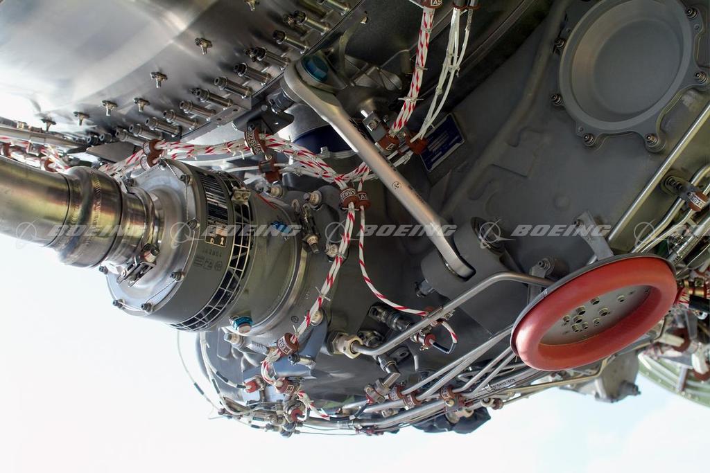 Boeing Images - 717-200 Turbofan Jet Engine Assembly