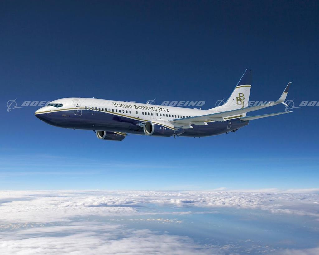 Boeing Images - Boeing BBJ 2 Above Clouds