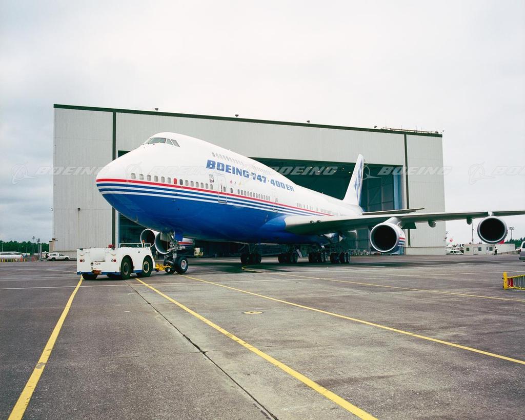 Boeing Images - 747-400ER on Tarmac Before First Flight