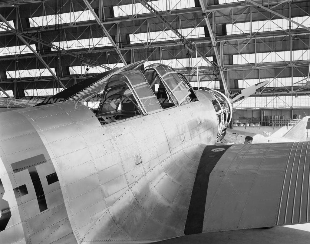 Boeing Images - TBD-1 Devastator on Factory Floor