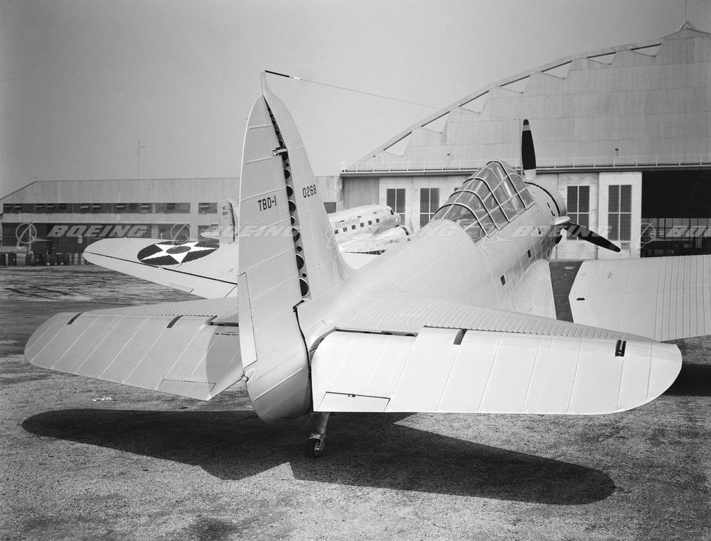 Boeing Images - TBD-1 Devastator on Tarmac